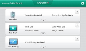 Kaspersky Tablet Security: a proteção anti-vírus e anti-roubo para o ...