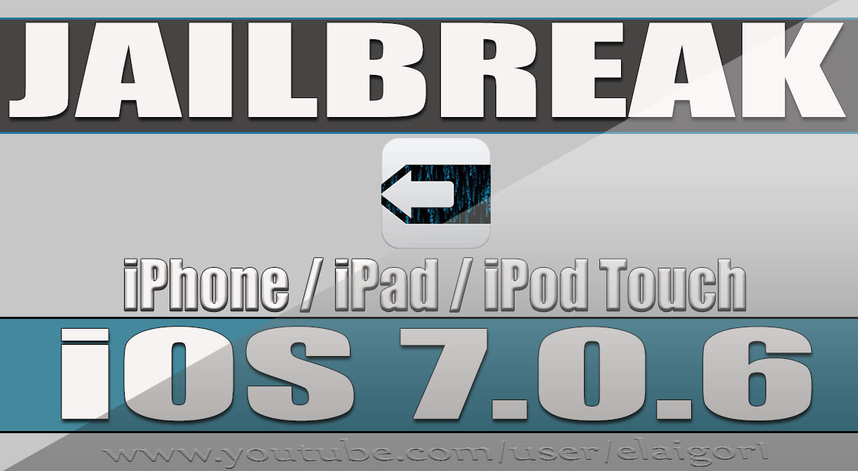 Como fazer Jailbreak iOS 7.0.6 iPhone , iPad, iPod Touch