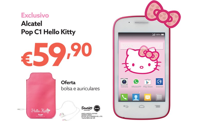 NOS lança em exclusivo o smartphone Hello Kitty - TecheNet