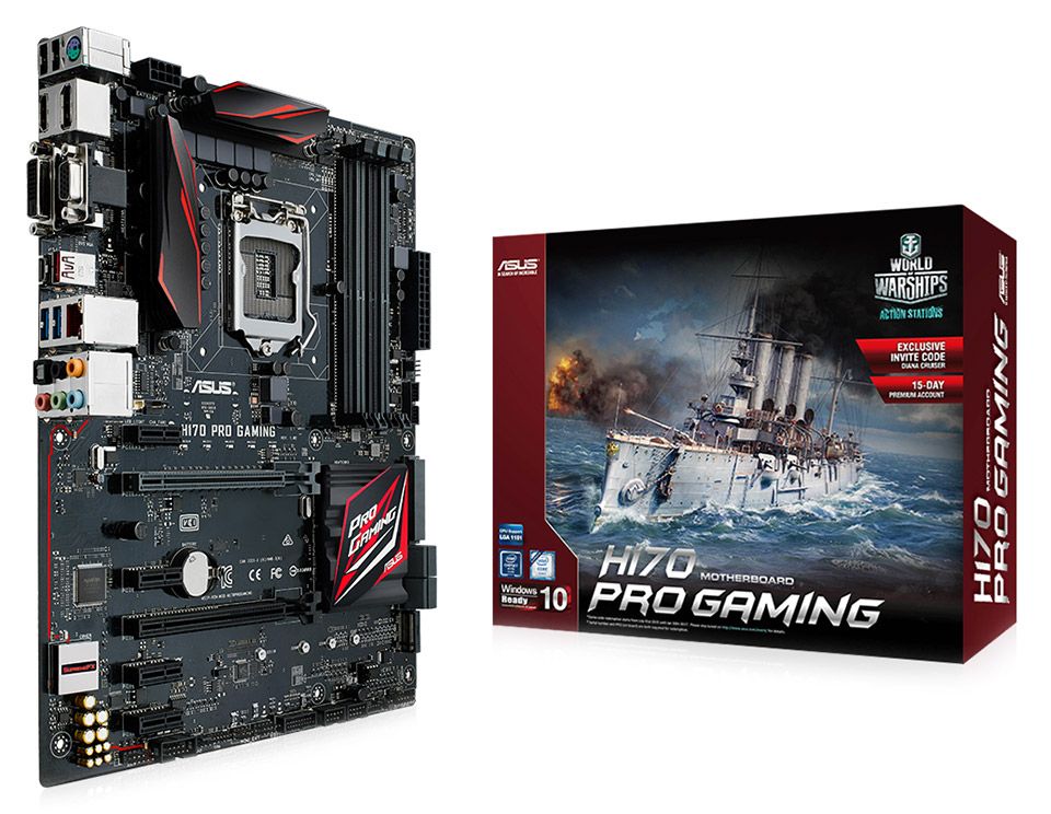 ASUS anuncia H170 Pro Gaming e B150 Pro Gaming D3