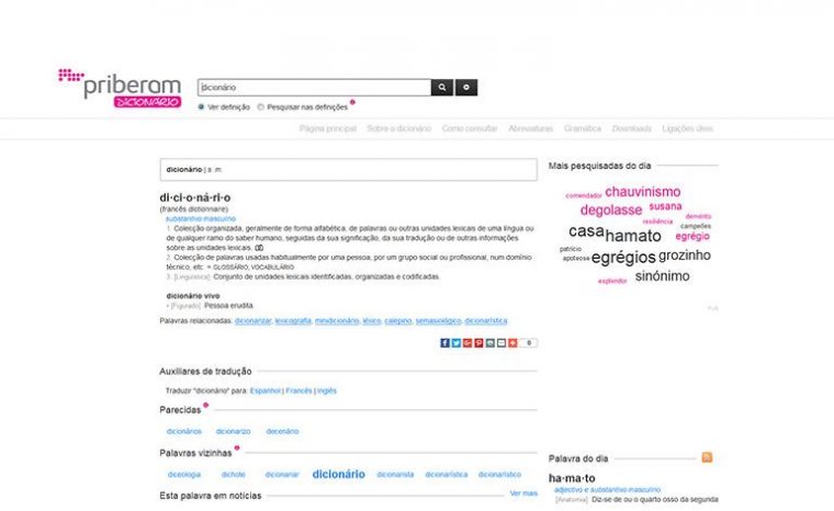 Dicionário Priberam com 842 novas palavras só em 2016 - TecheNet