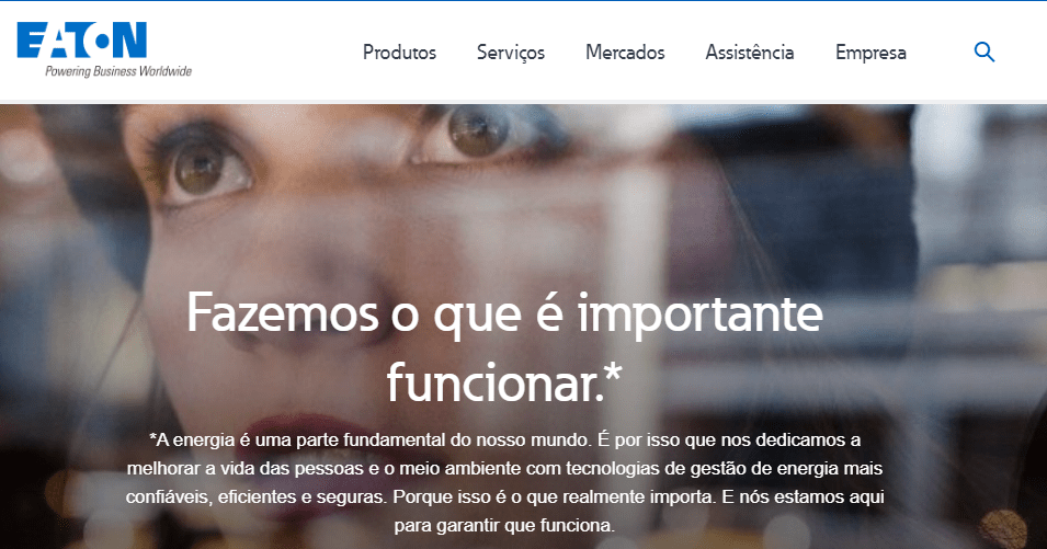 Eaton lança versão nacional do website global