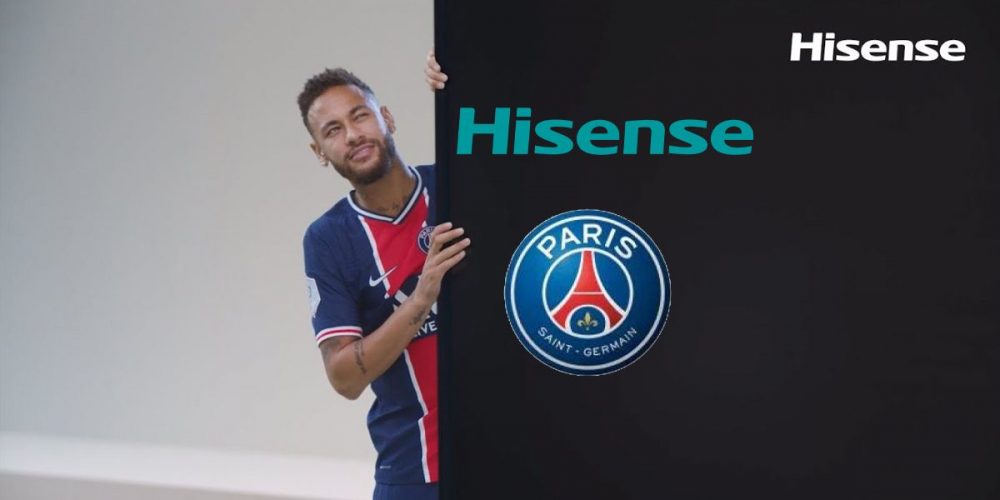 HiSense lança campanha publicitária incrível com Neymar Jr. e equipa do PSG