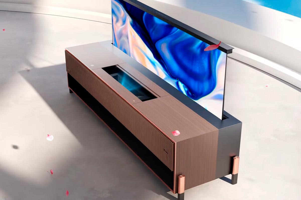 Hisense lança laser TV com ecrã enrolável