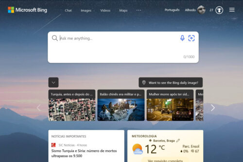 Novo Bing e Edge Impulsionados por Inteligência Artificial