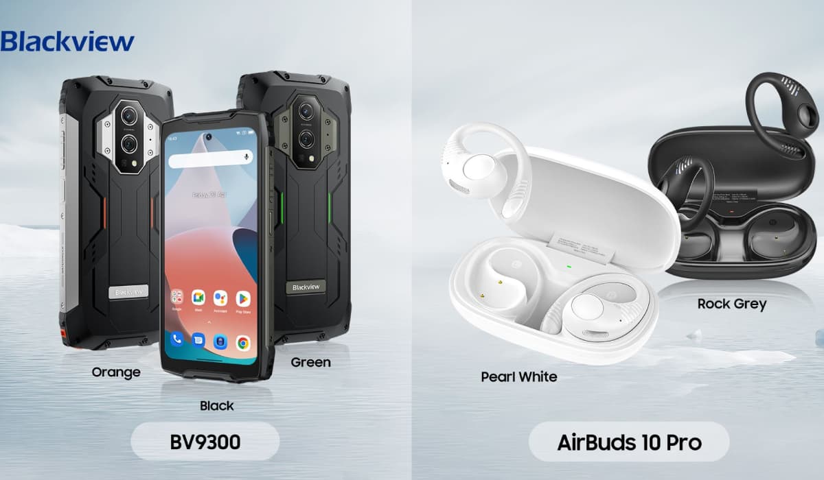 Novos lançamentos da Blackview: BV9300 e AirBuds 10 Pro