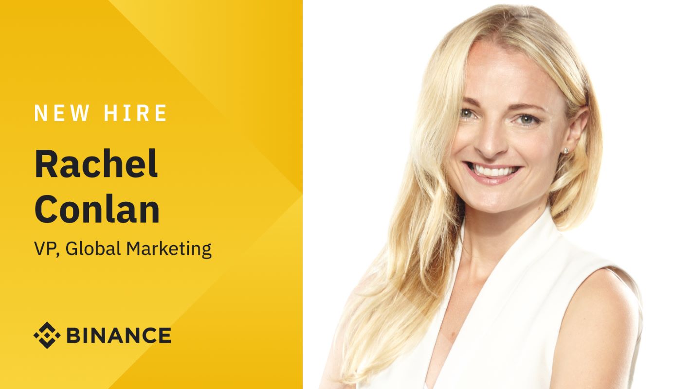 Rachel Conlan assume marketing global da Binance