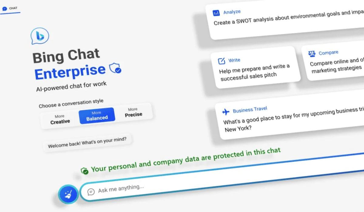 Bing aposta na busca visual e apresenta o Bing Chat Enterprise