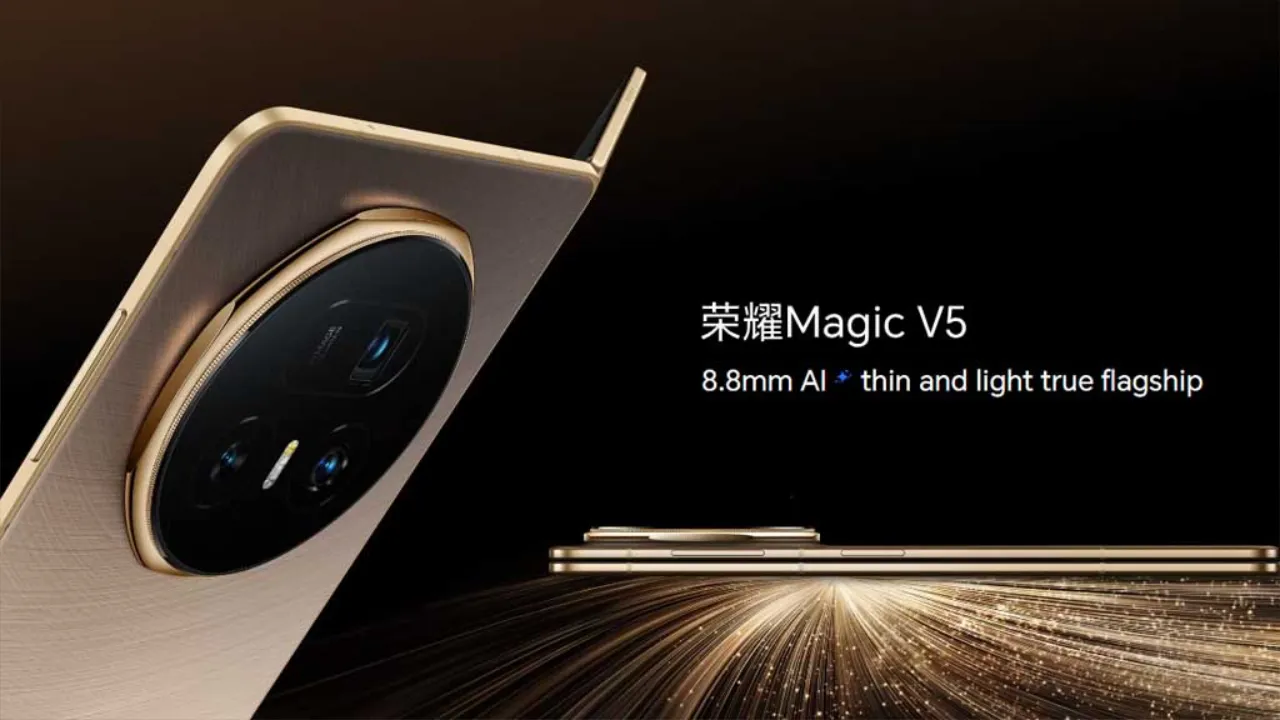 Honor Magic V5 global recebe o Android 16 com o novo MagicOS 10