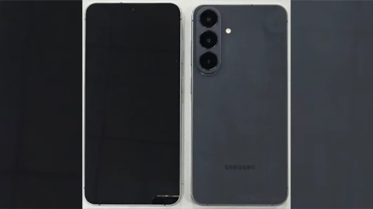 Imagem real do Samsung Galaxy S26 FE revela design com câmara peculiar