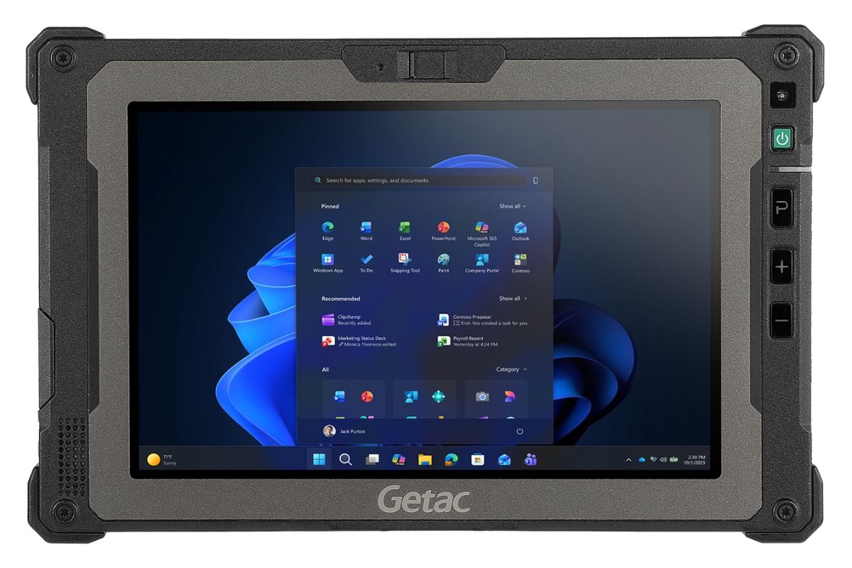 Getac anuncia novos tablets robustos ZX80W com Windows 11 e ...